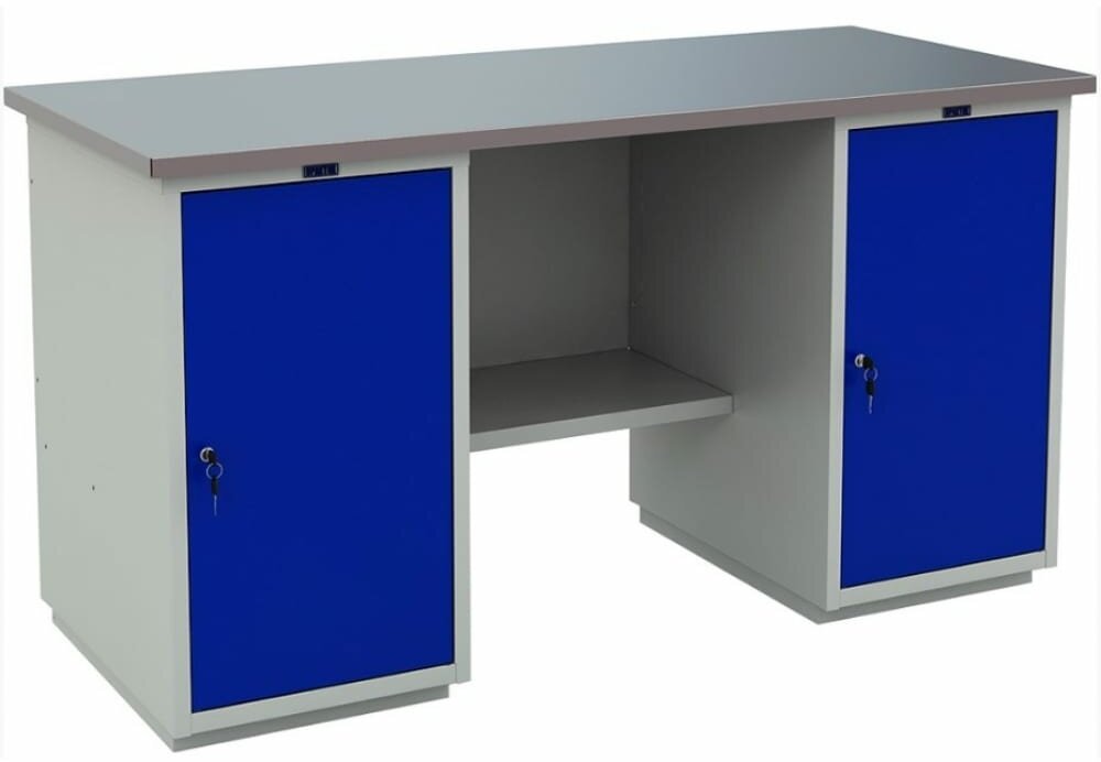 Верстак практик WT160. WD1/WD1.000 S30399711246, Мдф (24 мм) и оцинкованный листовой металл (1