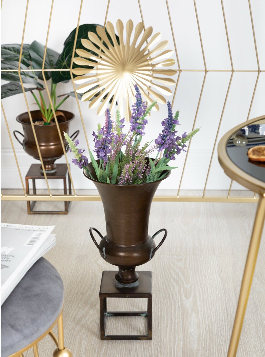 Ваза Casaentera CE04-57-112/1 металл бронза 162х162х335