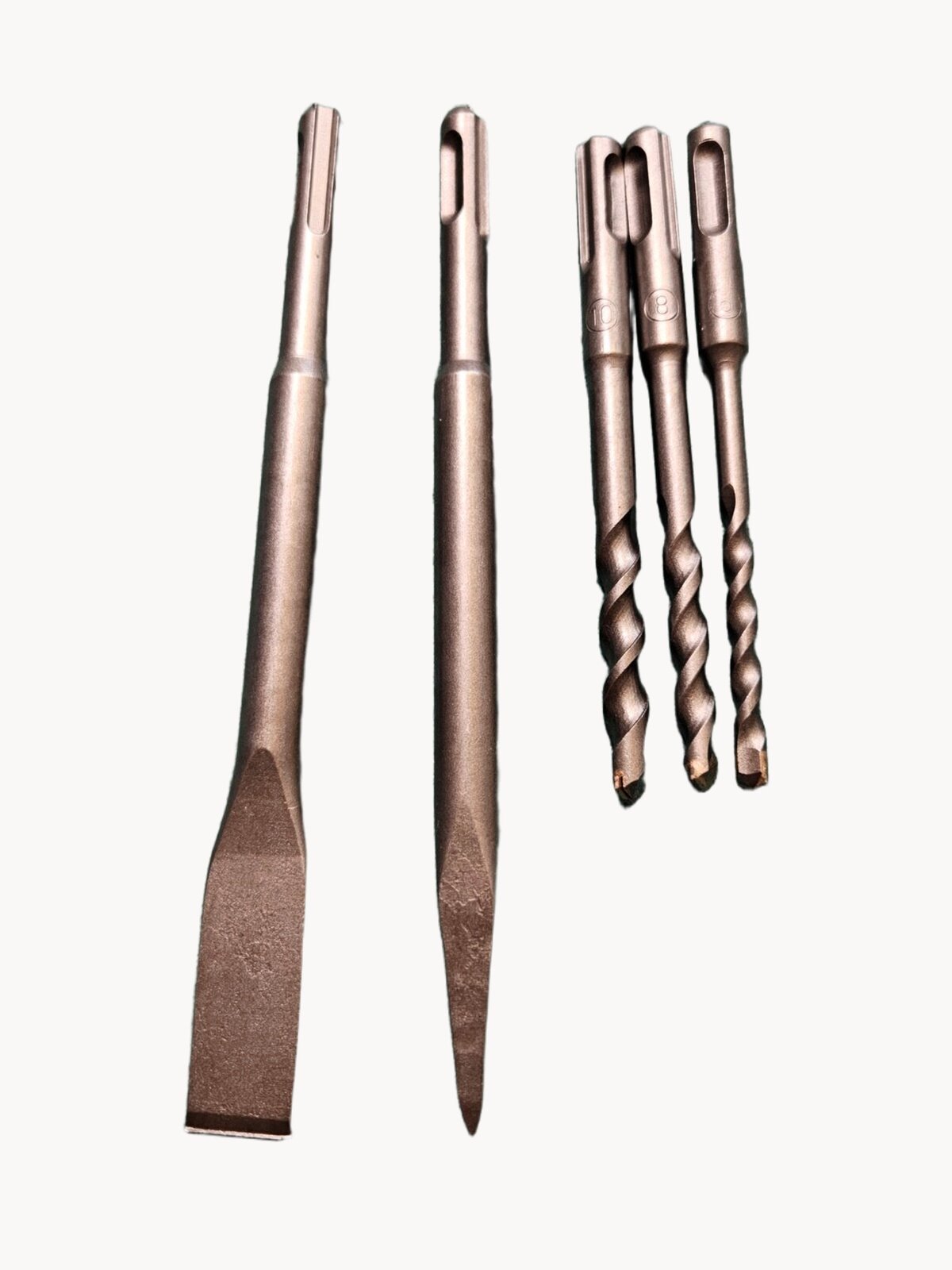 Набор буров и пик SDS plus 5 штук