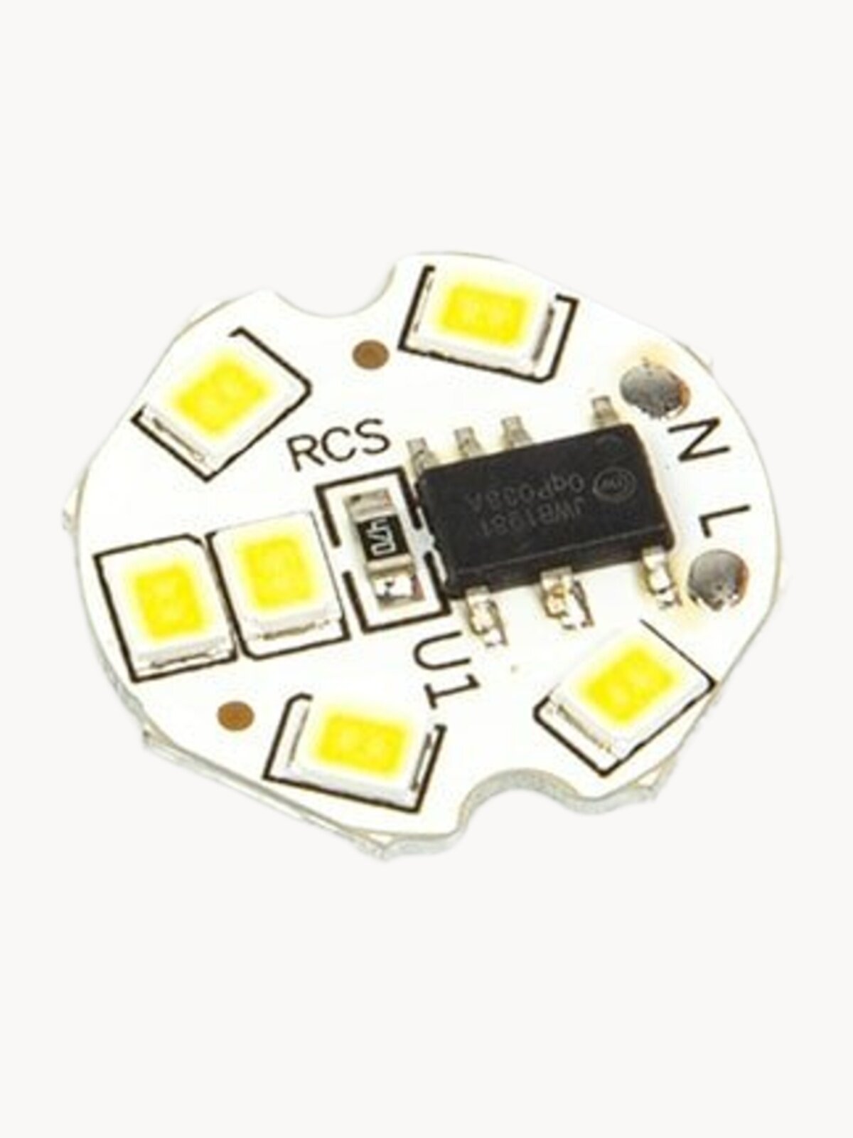 Светодиодная матрица 2835 6led D170 (220VAC, 2,5W, white 6000K, 19mm)