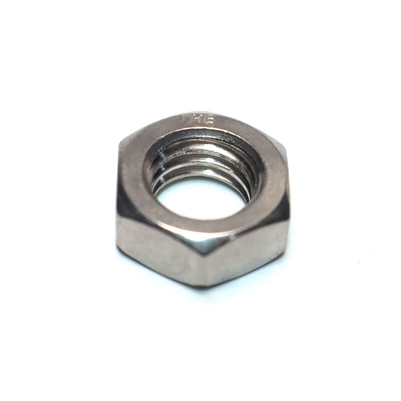 Гайка шестигранная тонкая из нержавеющей стали 304, резьба 3/8-16 UNC, 20 шт.