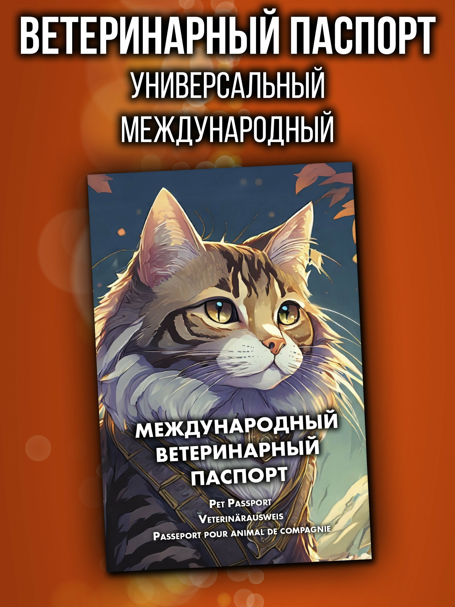 Ветеринарный паспорт для кошек международный
