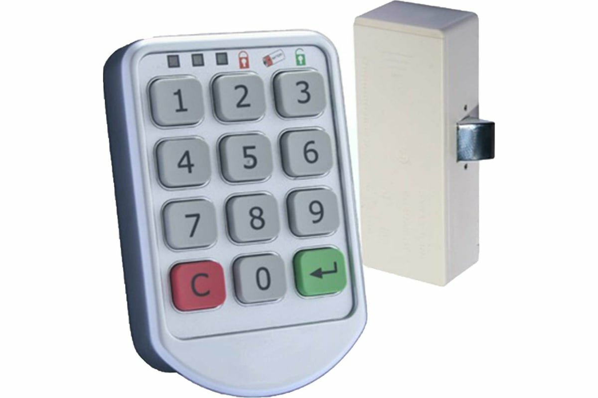 LOCKTOK Кодовый электронный замок для шкафчика, приватный или публичный доступ. VTM009