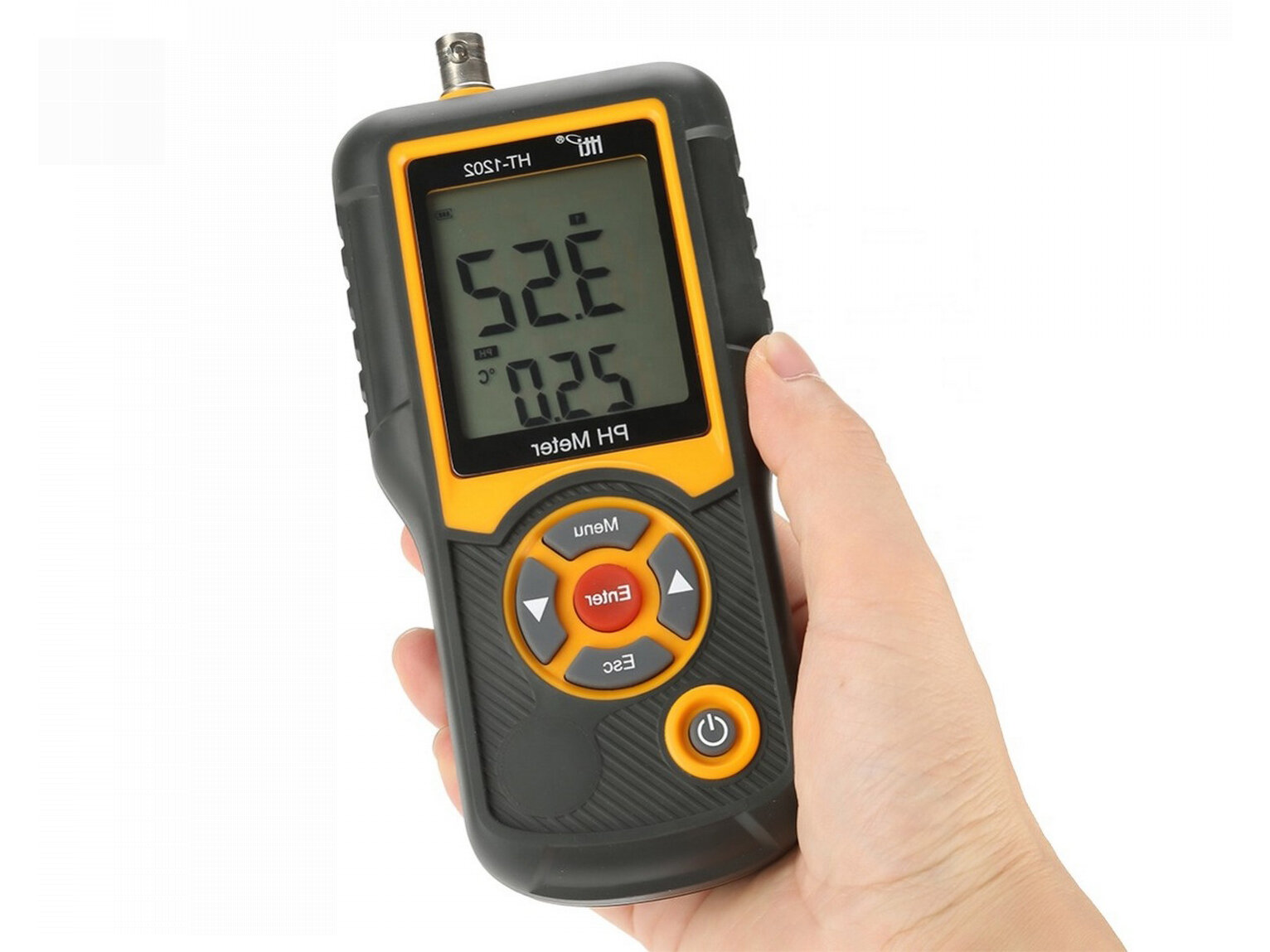 Измеритель кислотности воды Модель: HT-1202 (F1401EU) устройство контроля pН, цифровой Ph метр тестер портативный карманный.