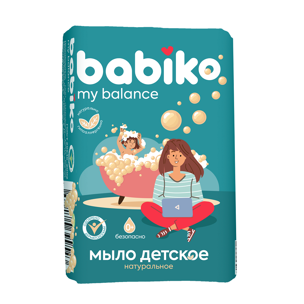 Мыло детское Babiko My Balance Натуральное, 100г