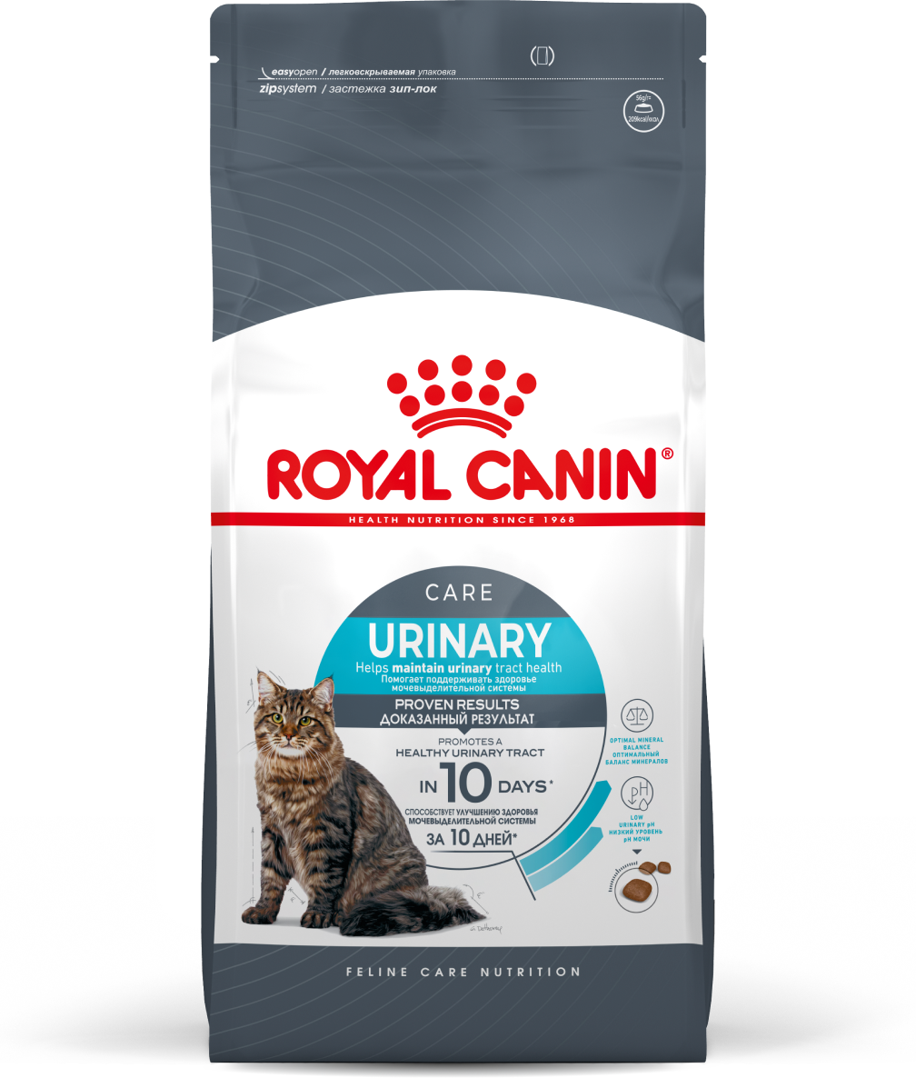 Сухой корм для кошек Royal canin Urinary Care при профилактике МКБ, 0,4 кг