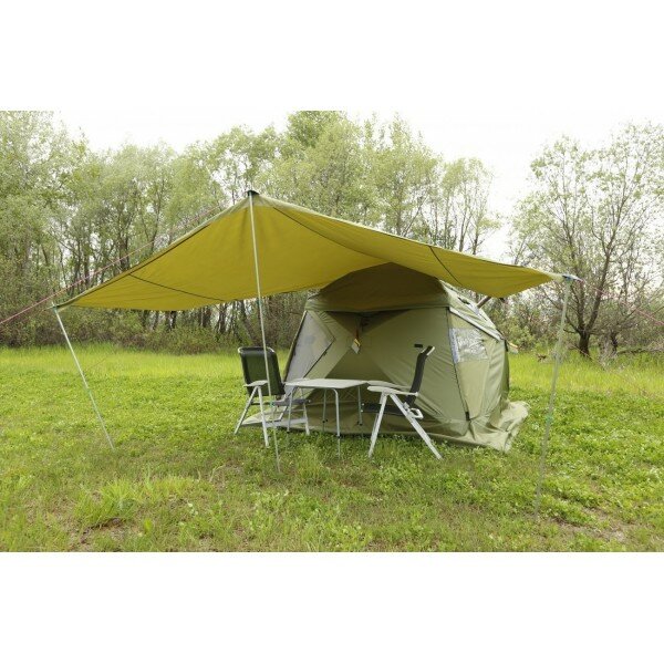 Козырек навесной КубоЗонт 4 (в сборе со стойками)