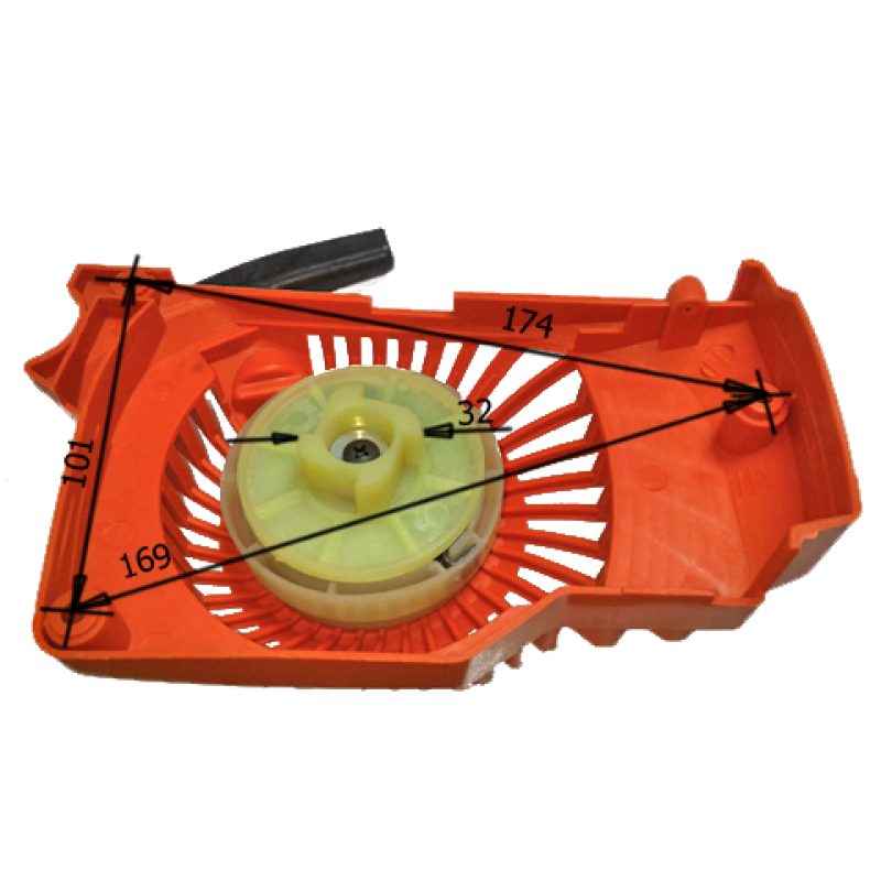 Стартер ручной AEZ для бензопилы объем 38см3, высокий