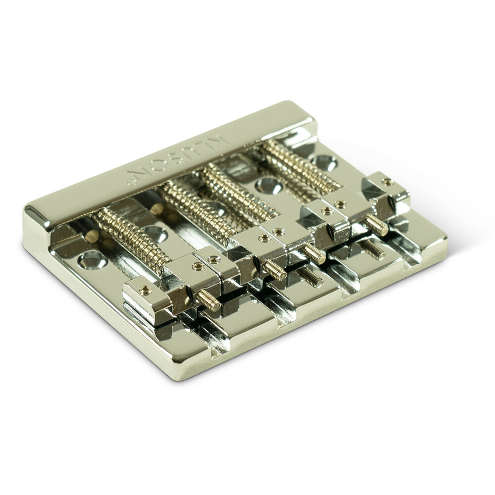 Бридж для 4-струнной бас-гитары Kluson High Mass KHMB4-C, хром