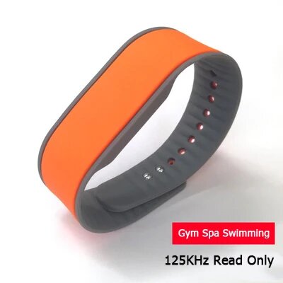 RFID-браслет для бассейна, спортзала, спа, оранжевый, 125KHz, WB06-Orange