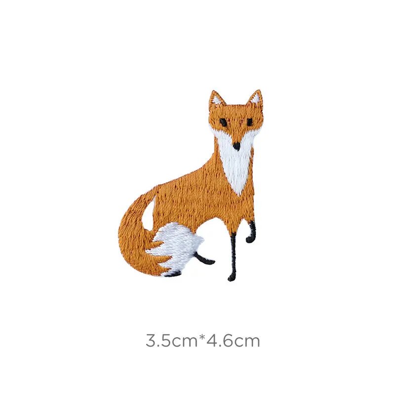 Вышитые нашивки лиса DUTRIEUX Fox Embroidery 05