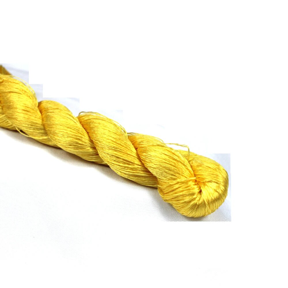 Шелковая нить D&D для вышивания 400м 60092-Yellow 5