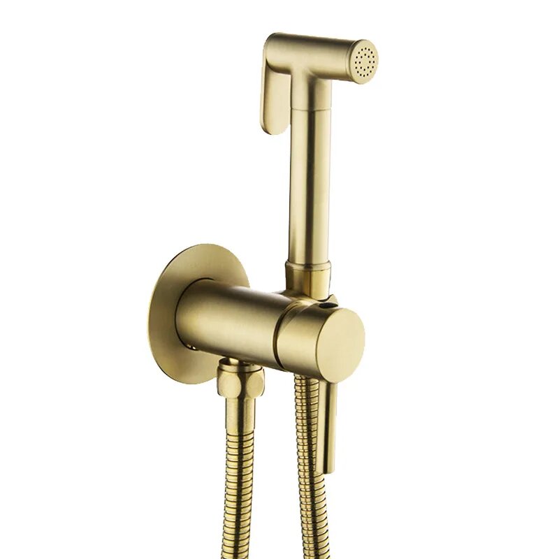 Ручной душ для унитаза Fliger Brush Gold