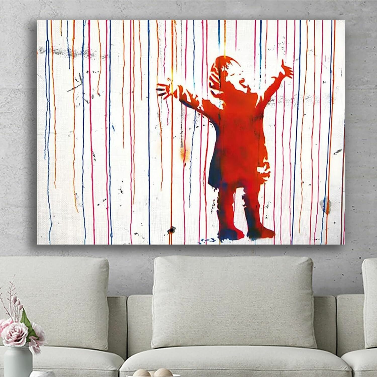 Картина на стену граффити, уличное искусство, 40х60 см.