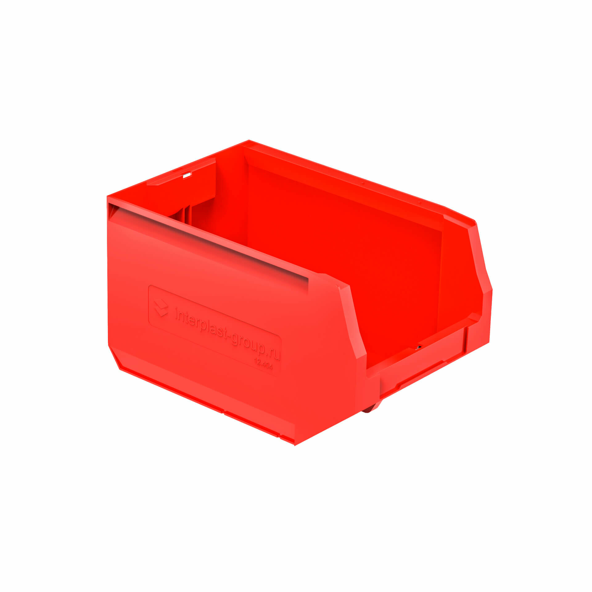 Складской лоток (контейнер) для запчастей, метизов, красный, 35x22,5x20 см, 3 шт.