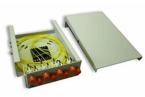 Кросс оптический W8-LC/SM-8d-16, настенный, 16 портов, корпус металл