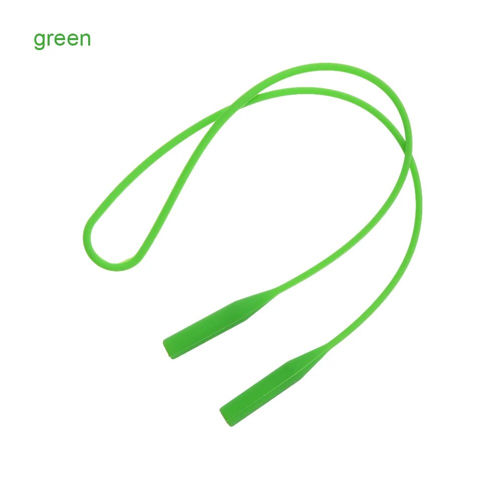 Ремни для очков силиконовые регулируемые, шнурок для очков, цепочка для очков, Зеленый, green