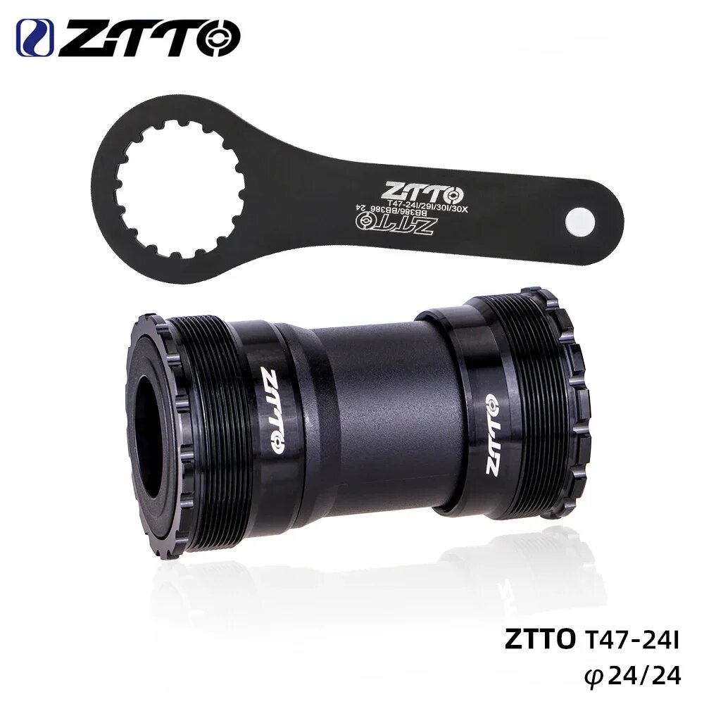 ZTTO Велосипедная каретка T47 черный алюминий 24 T47-24I-Tool