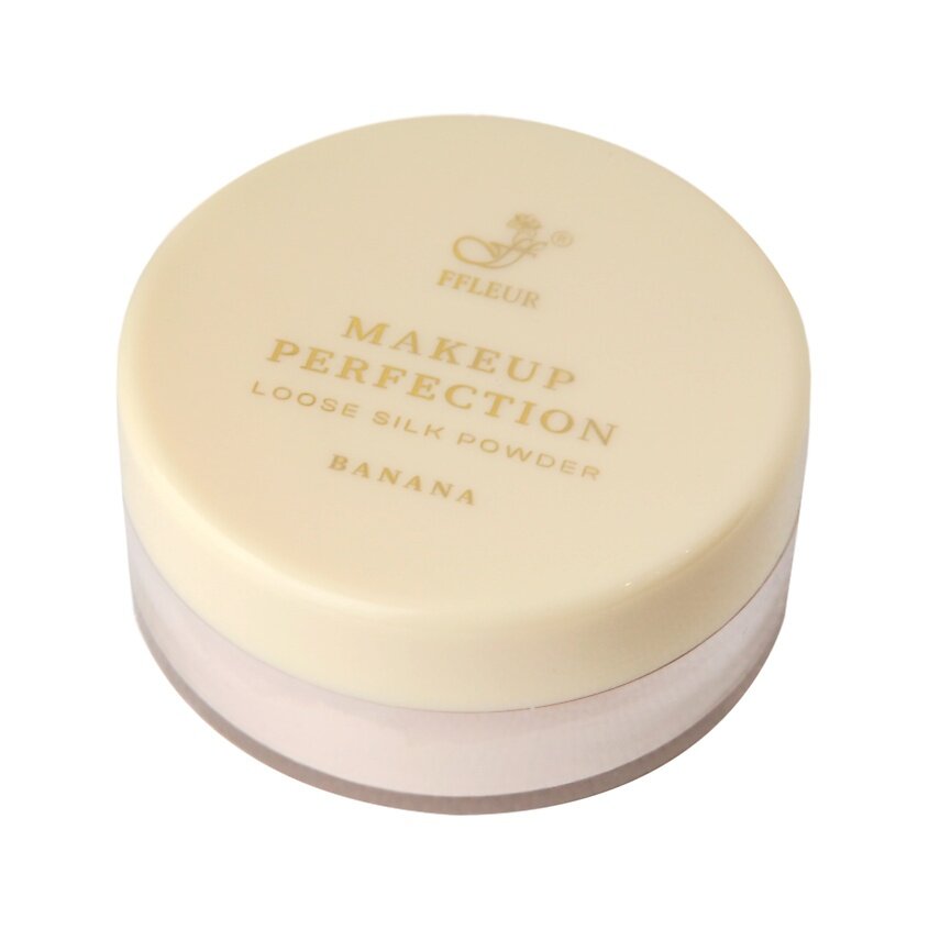 Пудра для лица FFleur Makeup Рассыпчатая корректирующая, Банана (PP-05)