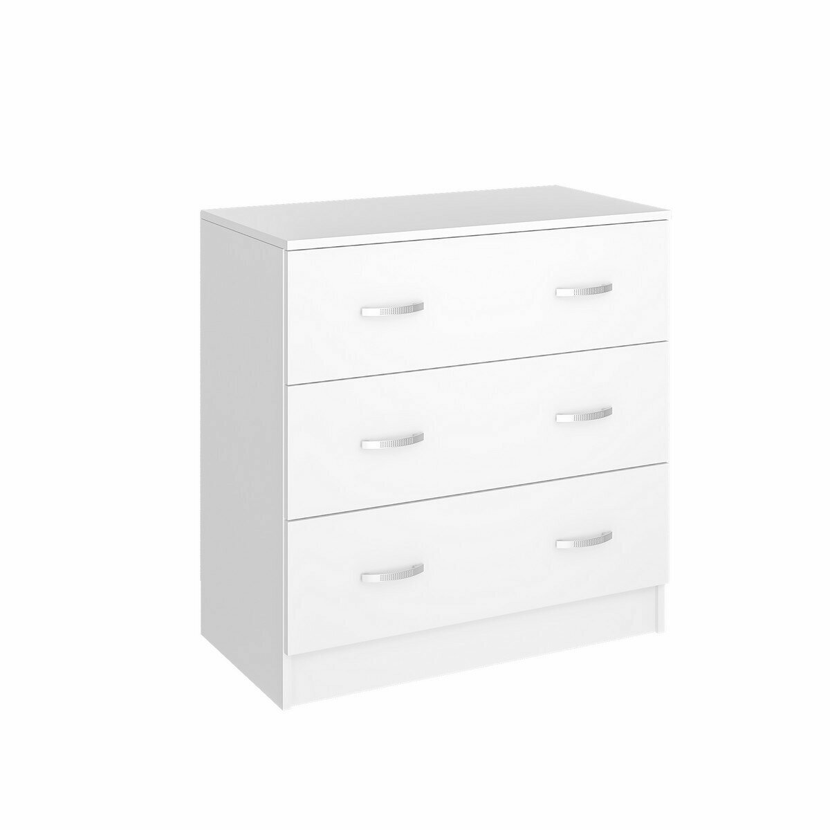 Комод для одежды Ронда КМ-02 80,0х82,0х42,0 см, белое дерево/белое дерево