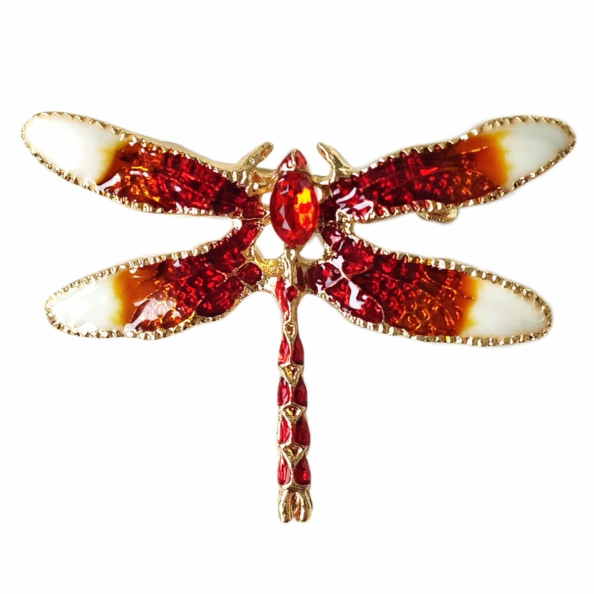 Брошь, стразы