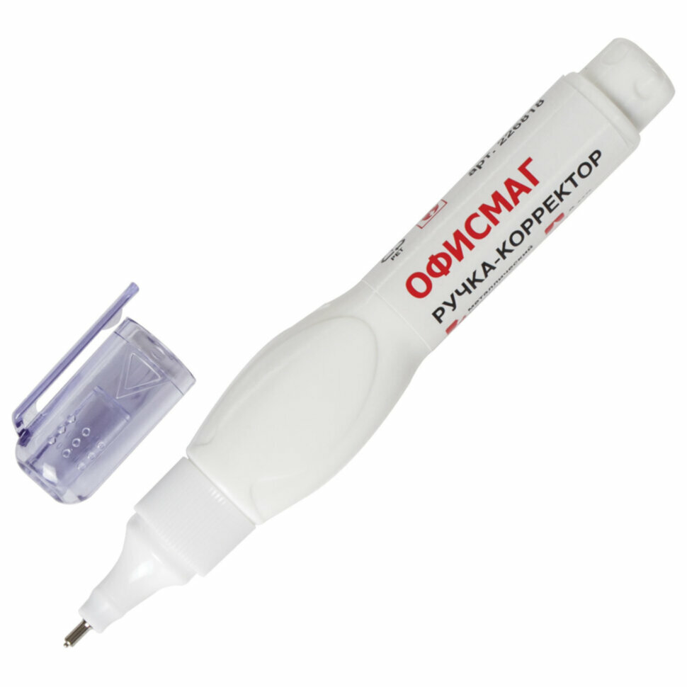 Ручка-корректор офисмаг, 8 мл, металлический наконечник, 226818, 226818