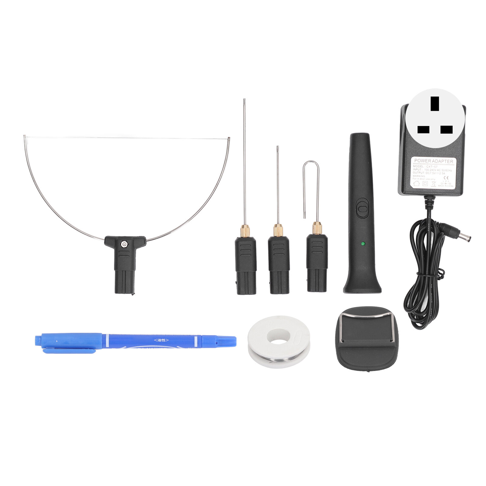 Электрический набор для резки пенопласта, 9 предметов, нож для резки пенопласта, инструменты для резки пенопласта, горячая проволока, пенопластовое ремесло, формовка пенопласта своими руками