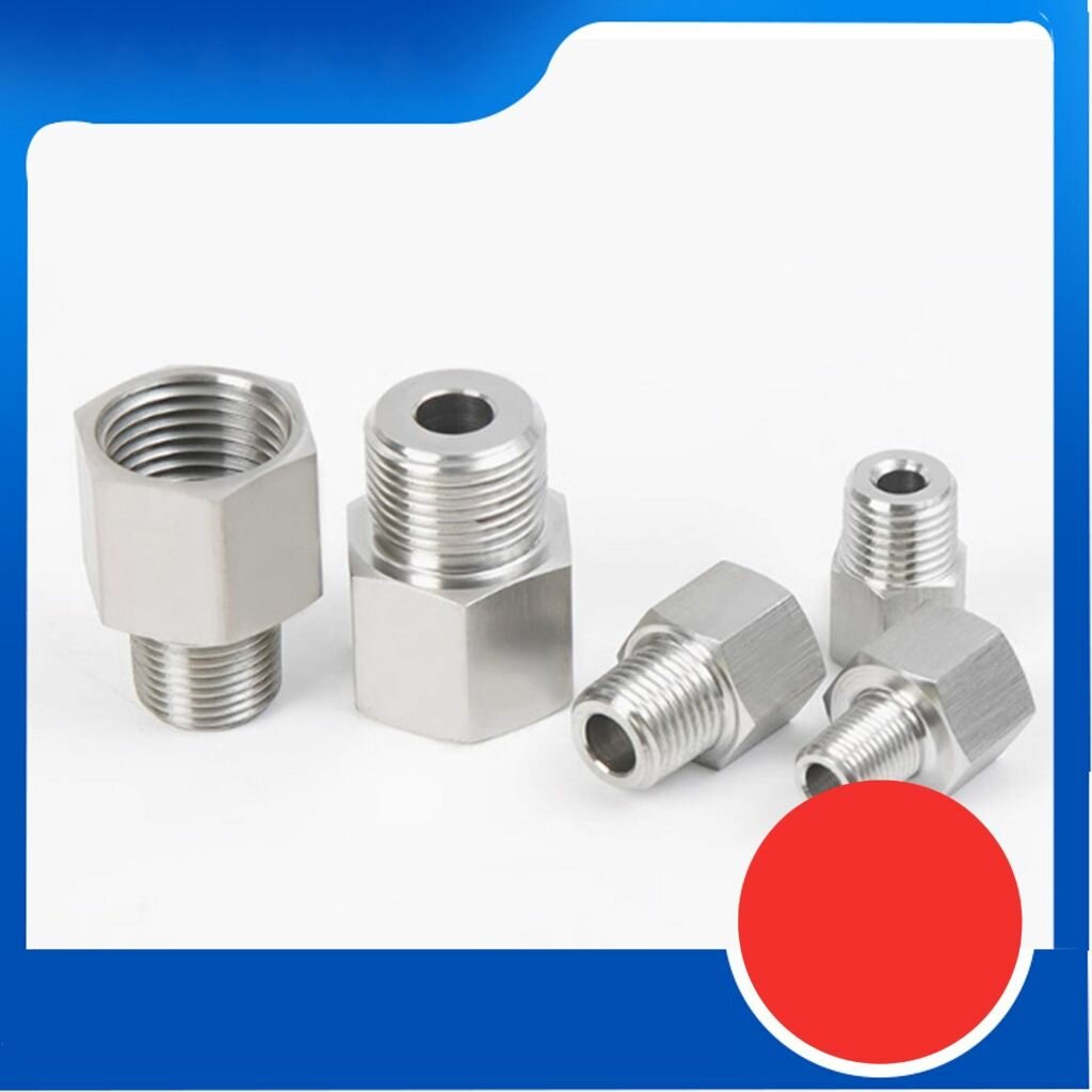 2 шт. Стальной муфта NPT G1/4 внутр.-нар. резьба