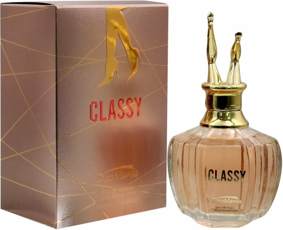 Парфюмерная вода DeoMania "Classy", для женщин, 100 мл, Верхние ноты: Красный апельсин, Мандарин