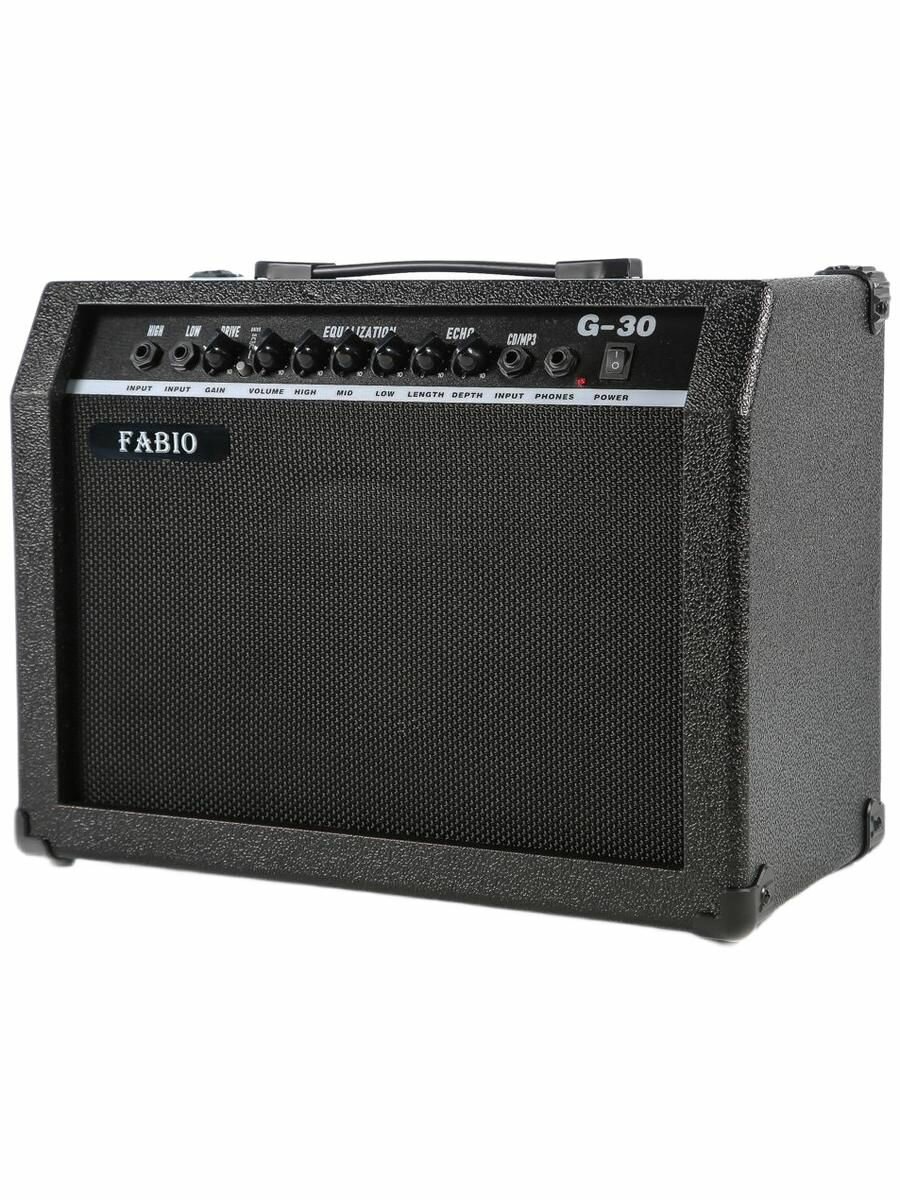 Комбоусилитель для электрогитары Fabio G-30 (30Вт), Чёрный