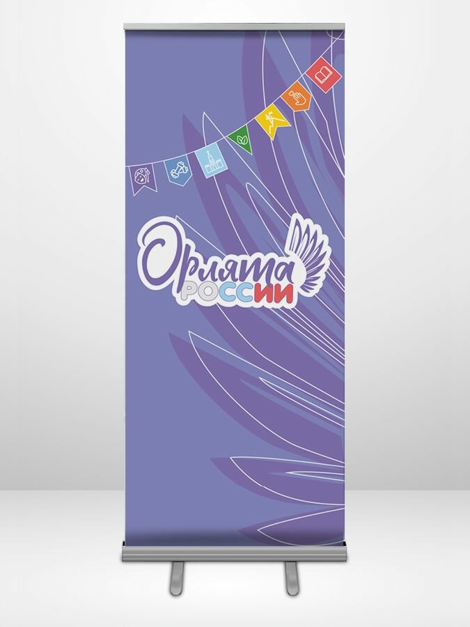 Ролл Ап (Roll Up) "Орлята" 85х200 см