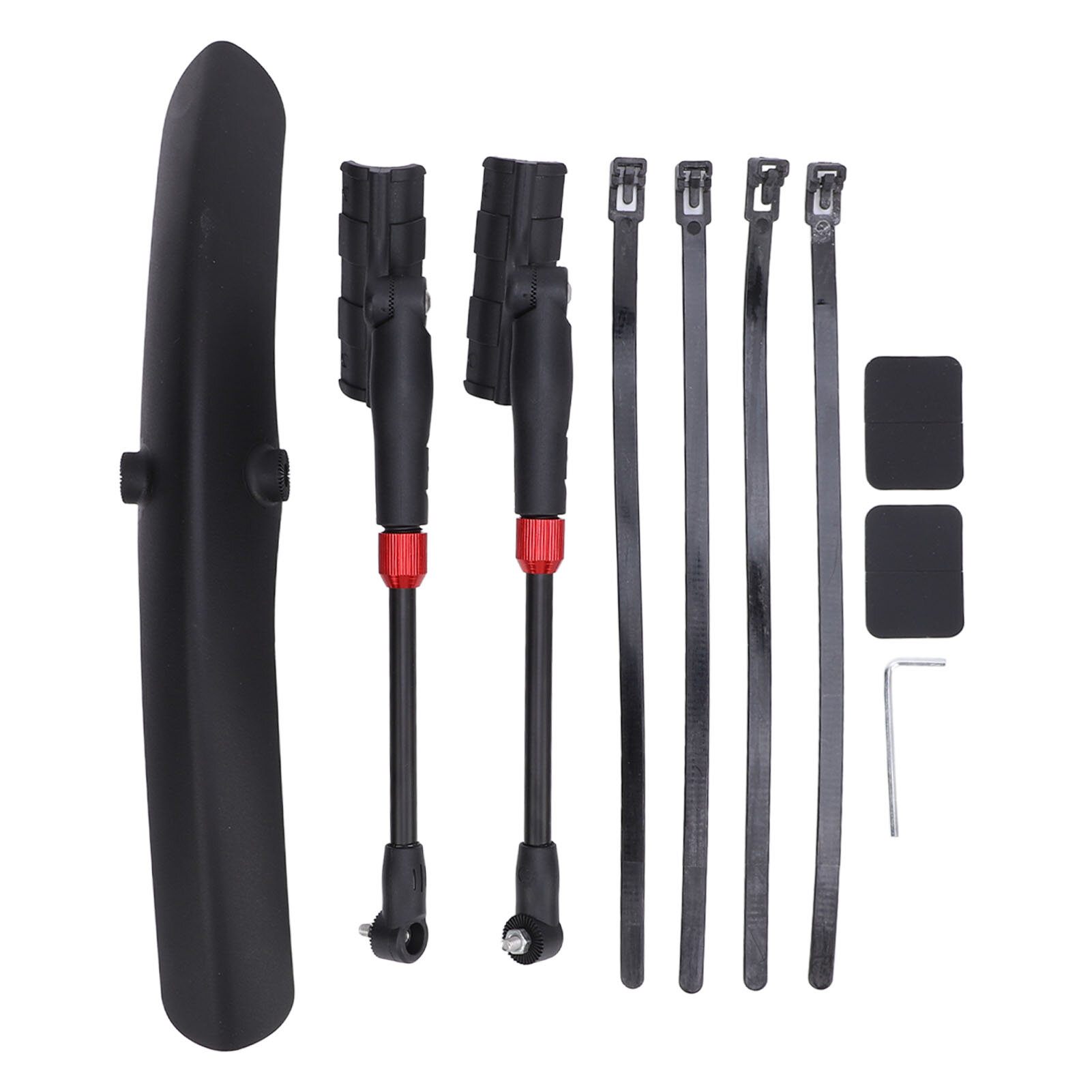 Универсальное легкое регулируемое переднее крыло для велосипеда, подходит для велосипедов с колесными дисками 26, 27,5 и 29 дюймов, для шоссейных велосипедов.