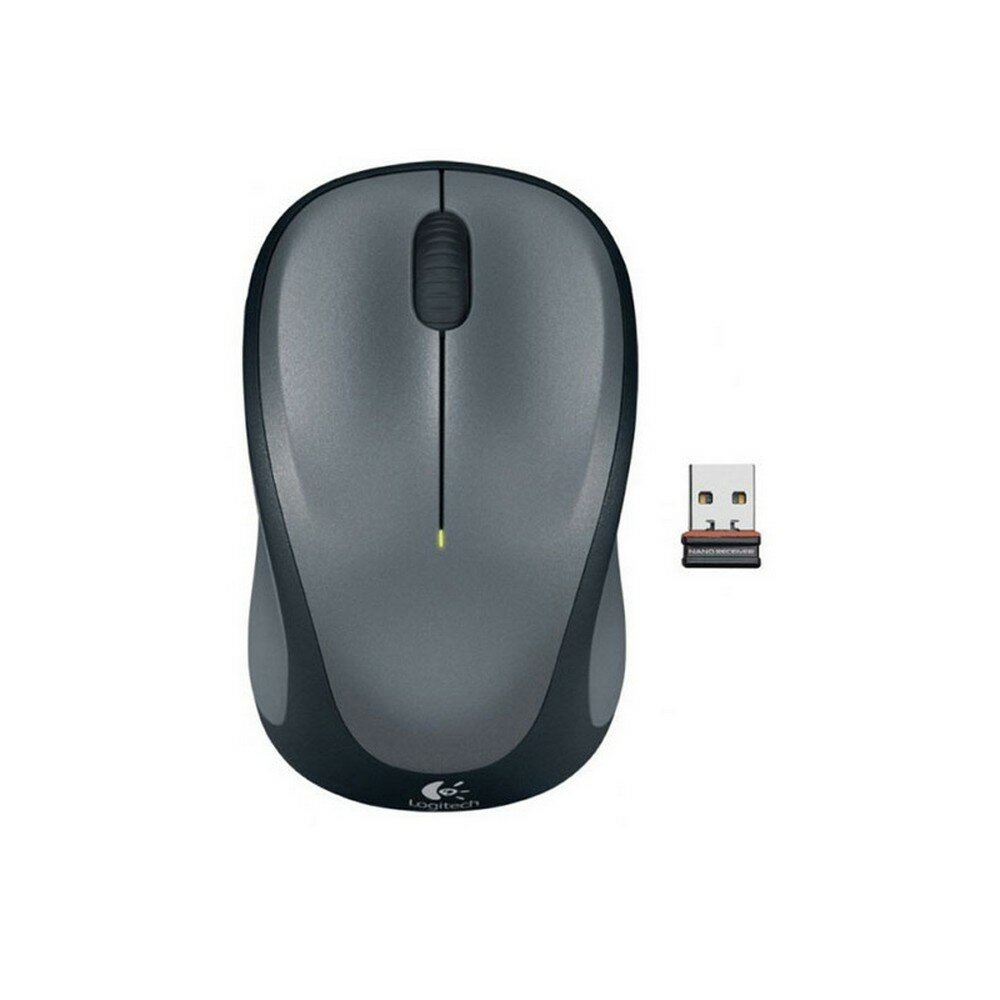 Мышь беспроводная Logitech M235 черная (1000 dpi, 3 клавиши) (910-003384)