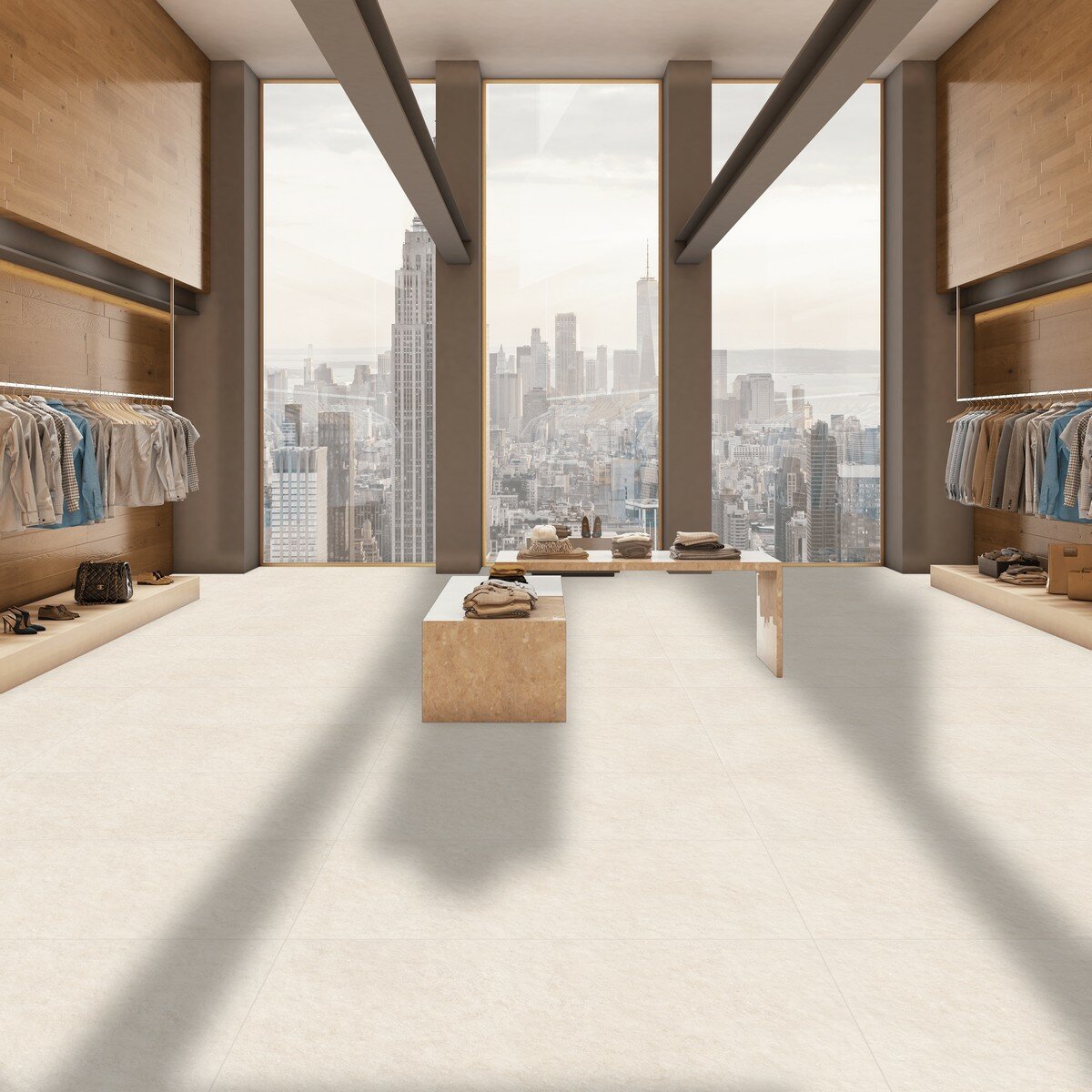 Керамогранит Neodom Jackstone Moca Matt Str 60x120 N40037 бетон матовая Глазурованная, Износостойкая, Морозостойкая, морозостойкая