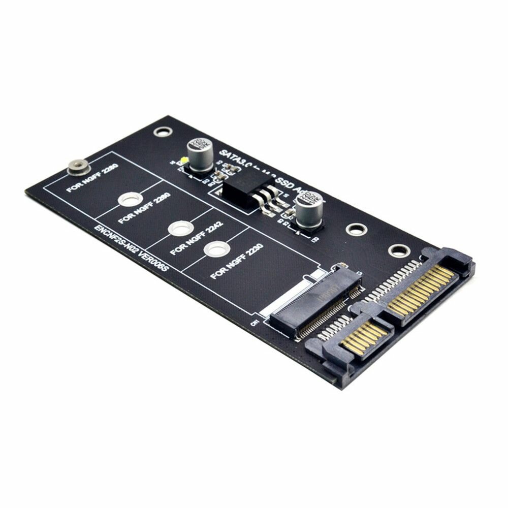 B Ключ M.2 NGFF SSD к SATA 3.0 Адаптер Конвертер Карты для Портативных ПК
