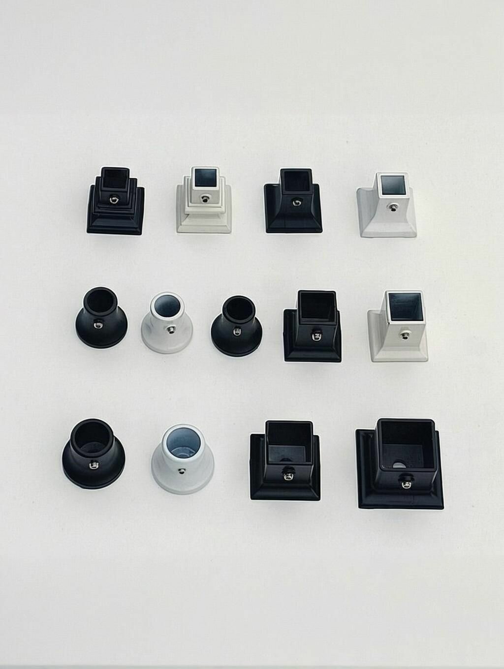 Комплектующие для сборки и установки перил, поручней и ограждений для кованых лестниц