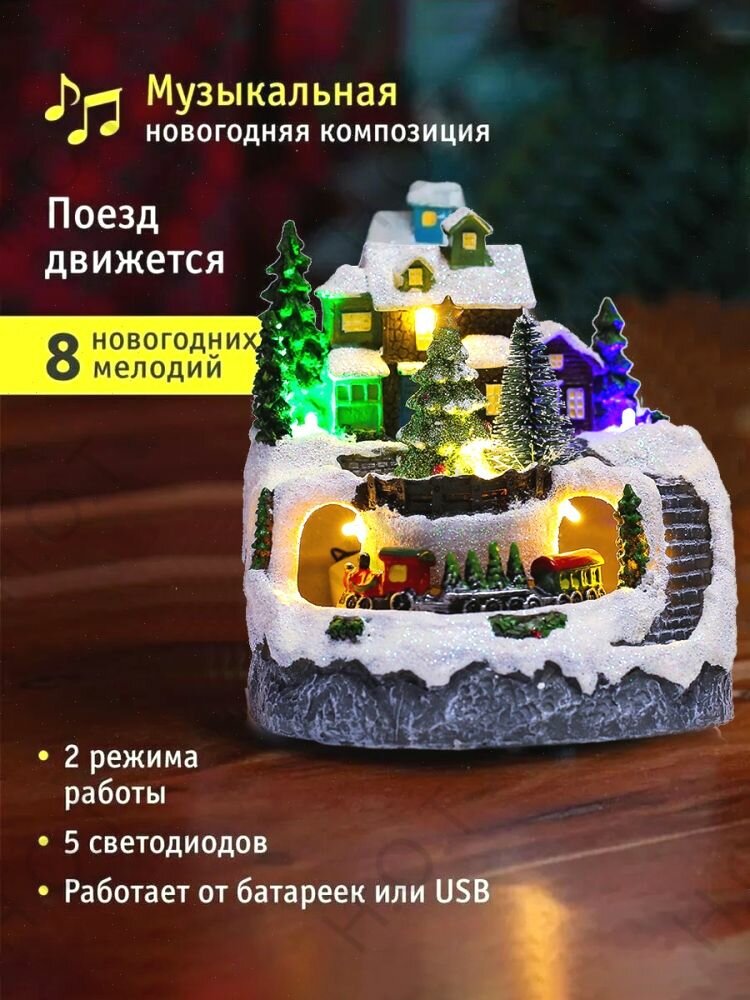 Игрушка под елку, Ёлка, высота 15см, длина 12 см