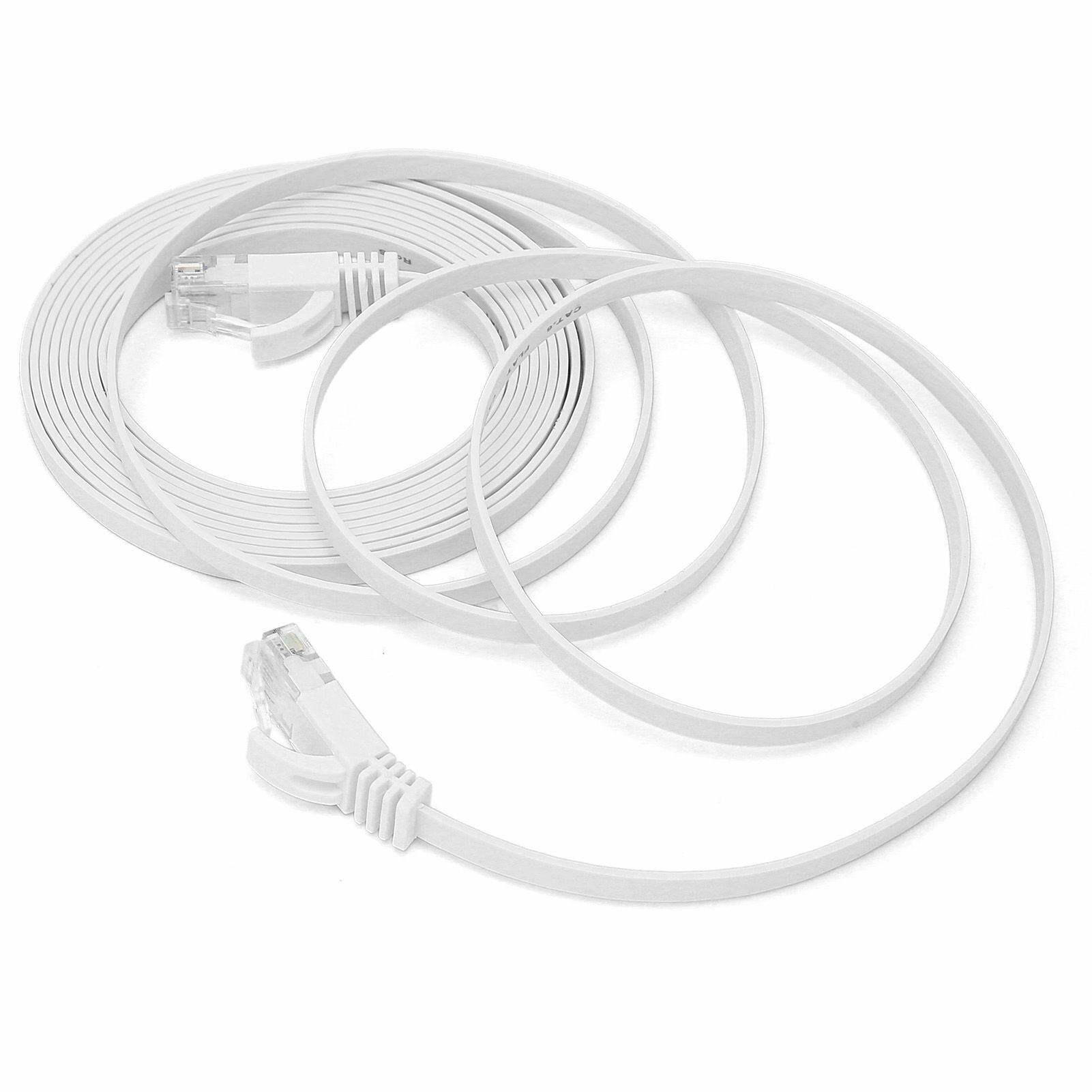 Ethernet-кабель CAT6, 8-жильный гигабитный витая пара, сетевая перемычка, плоский медный провод, 3 метра