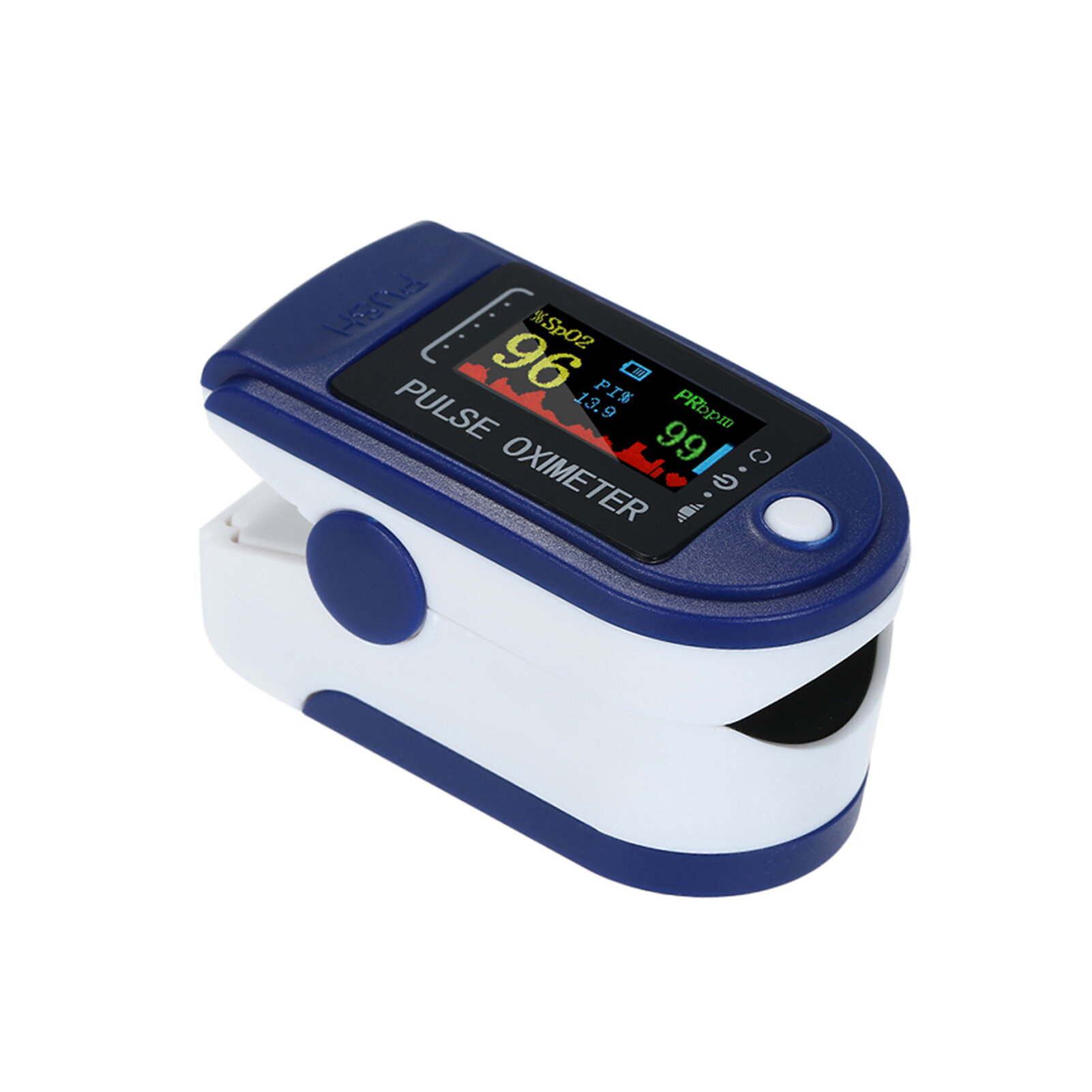 Пульсовый оксиметр для пальца цифровой с TFT-дисплеем, датчик насыщения крови кислородом, мини-монитор SpO2, измерение пульса PR, для домашнего использования и спортсменов, цвет: зеленый, розовый, синий, красный, черный (по выбору), 1 шт в упаковке