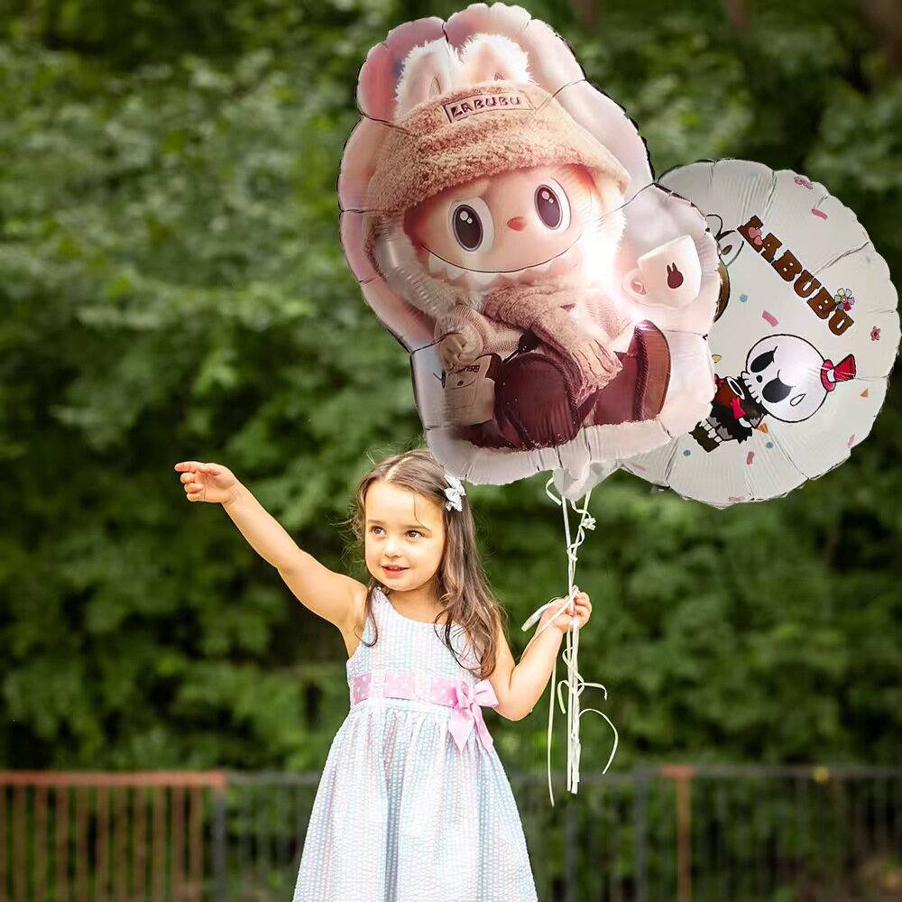 Воздушный шар La BuBu "День Рождения", алюминий, 100 г, 4 шт
