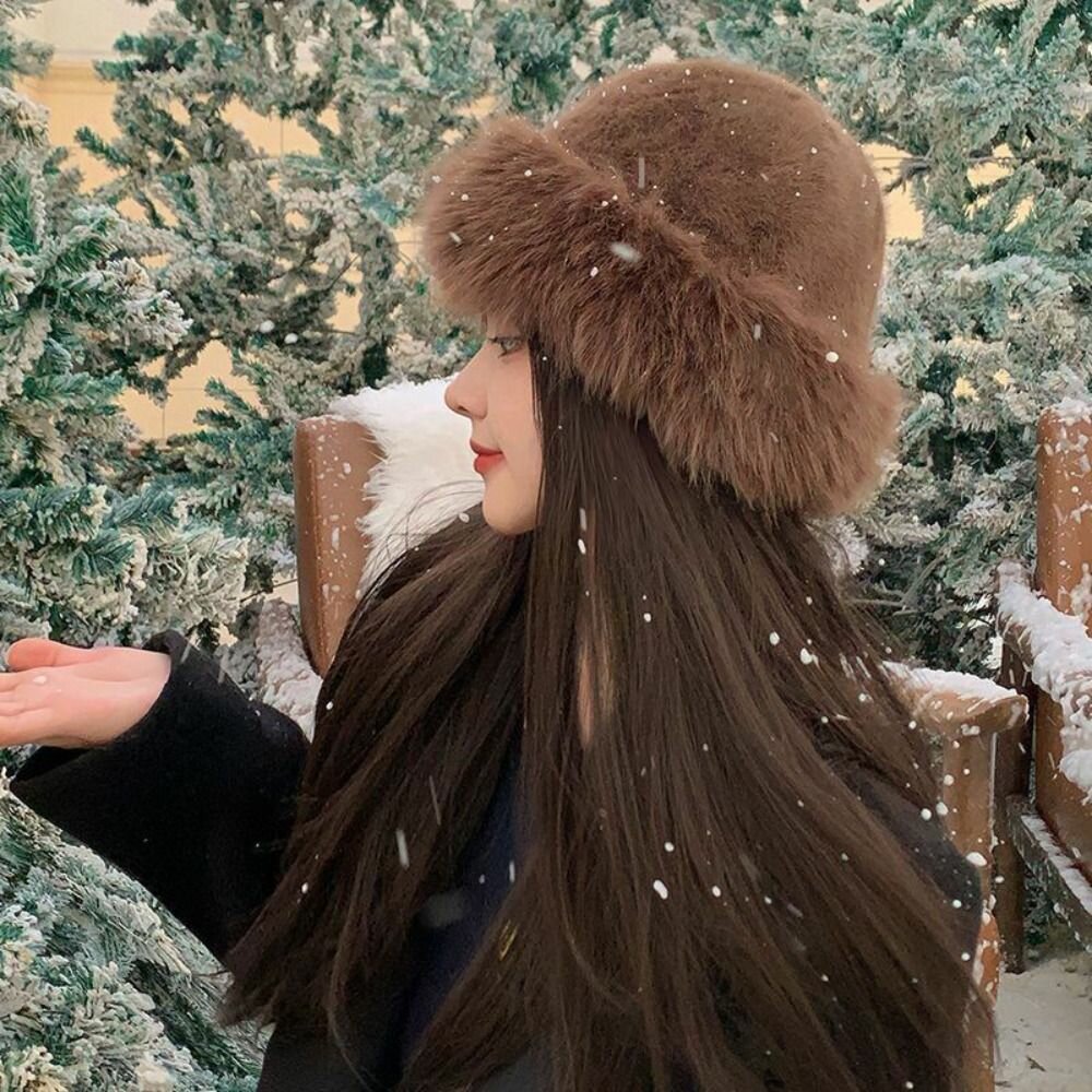 Пушистая шляпа — фото 1