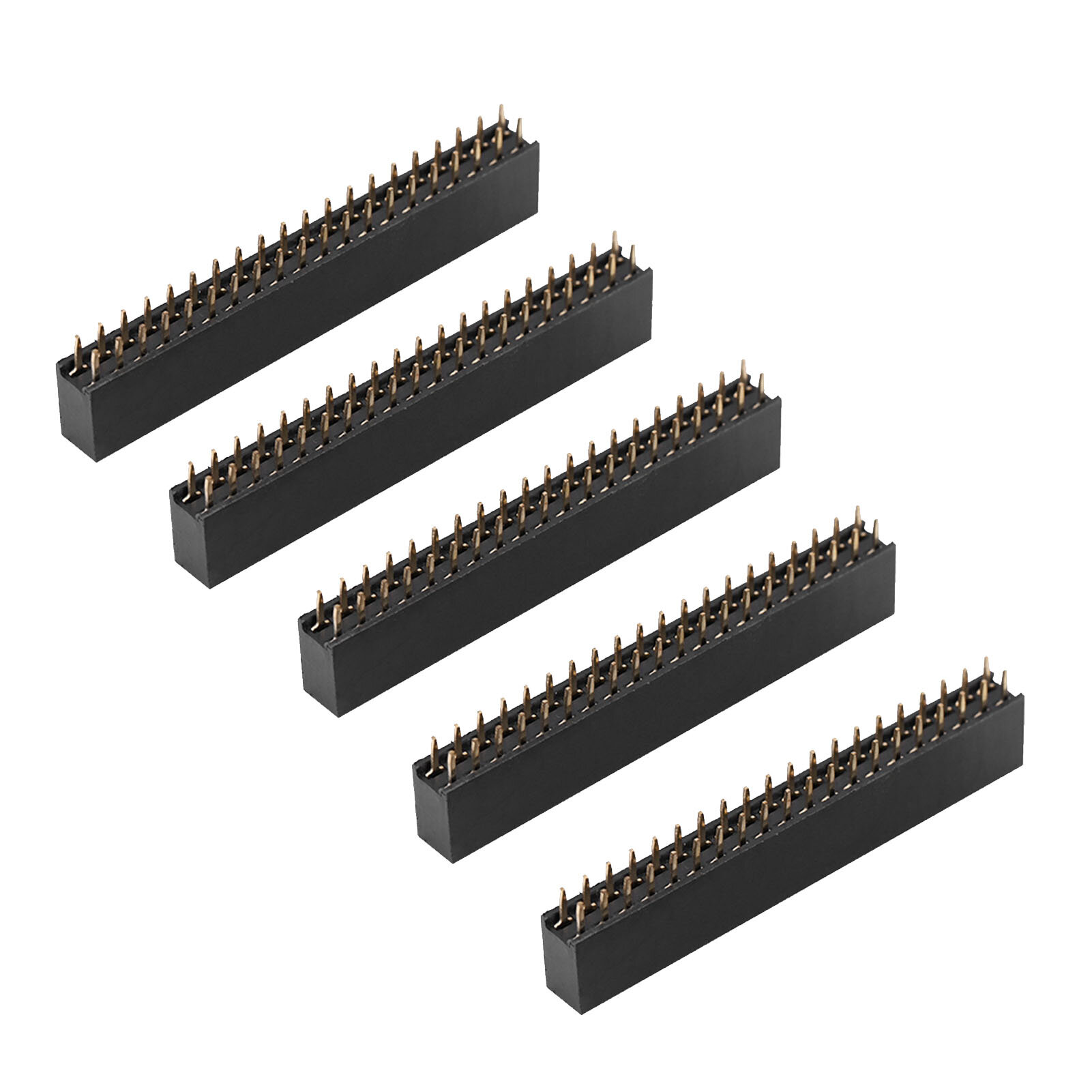 5 шт. 2 x 20 контактов, шаг 2,54 м, двухрядные короткие гнездовые разъемы для Raspberry Pi