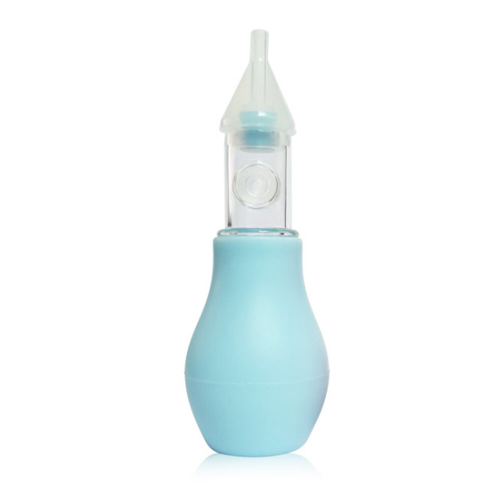 Аспиратор для носа младенца детский очиститель носа аспиратор для новорожденных аспиратор с противотоком Синий Розовый (по выбору) Силикагель ПП Размер упаковки около 13.7*7*4.3см Вес упаковки 61.8г 1 шт.