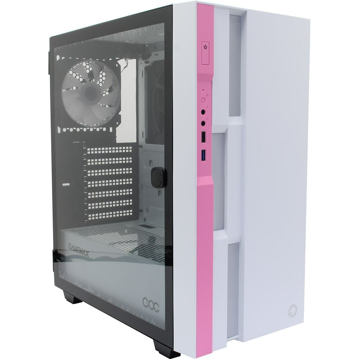 Gamemax Brufen C3 White-Pink Glacier White
