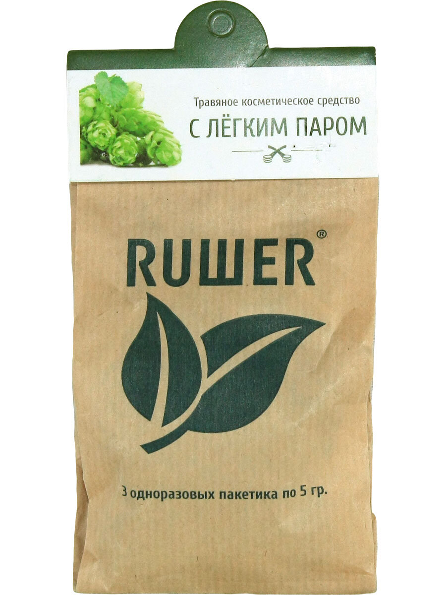 Травяное косметическое средство для ванны рушер "С лёгким паром"