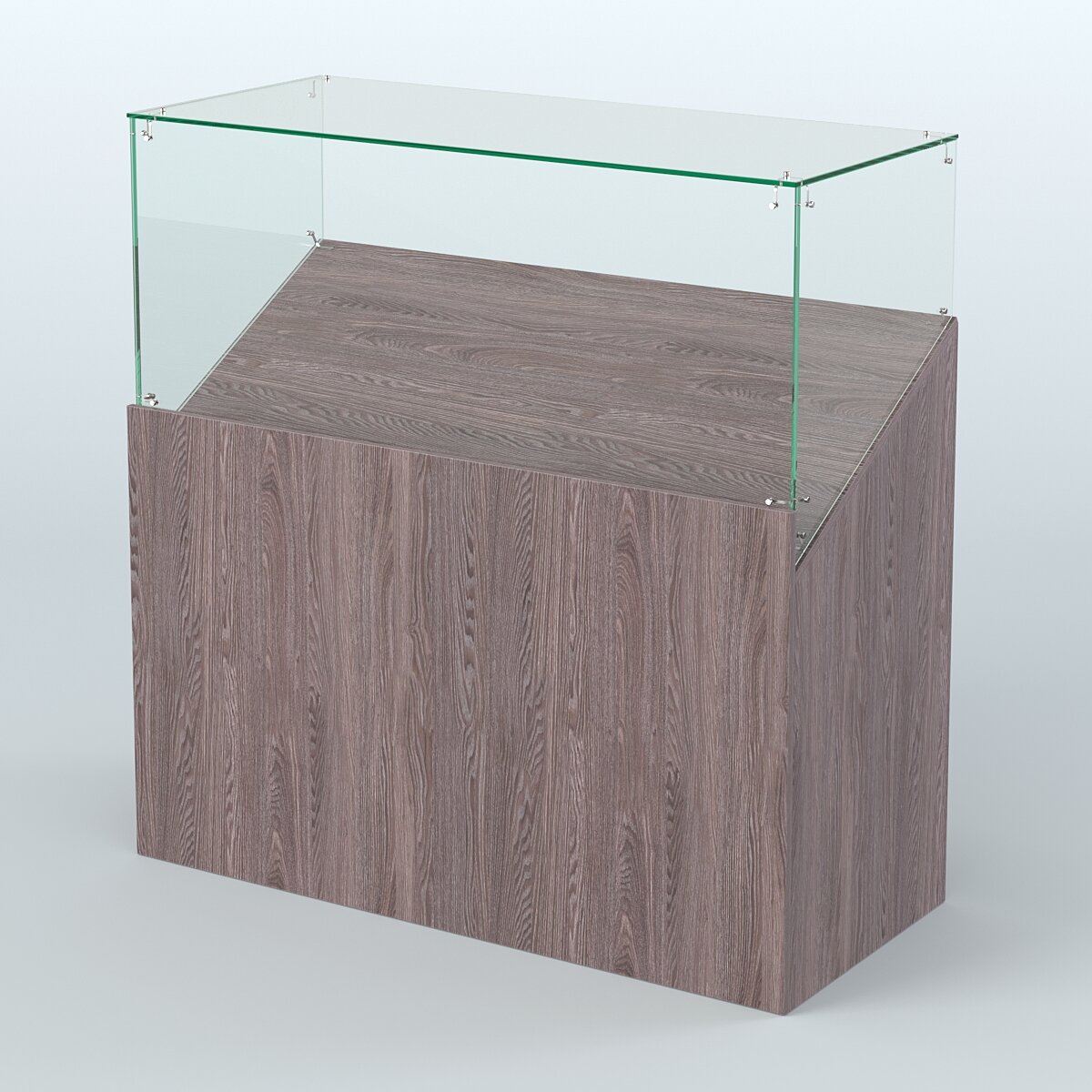 Прилавок для хлебной лавки ХЛ-ПР-02, Ясень Анкор темный. Производство товара - компания ТОБ.