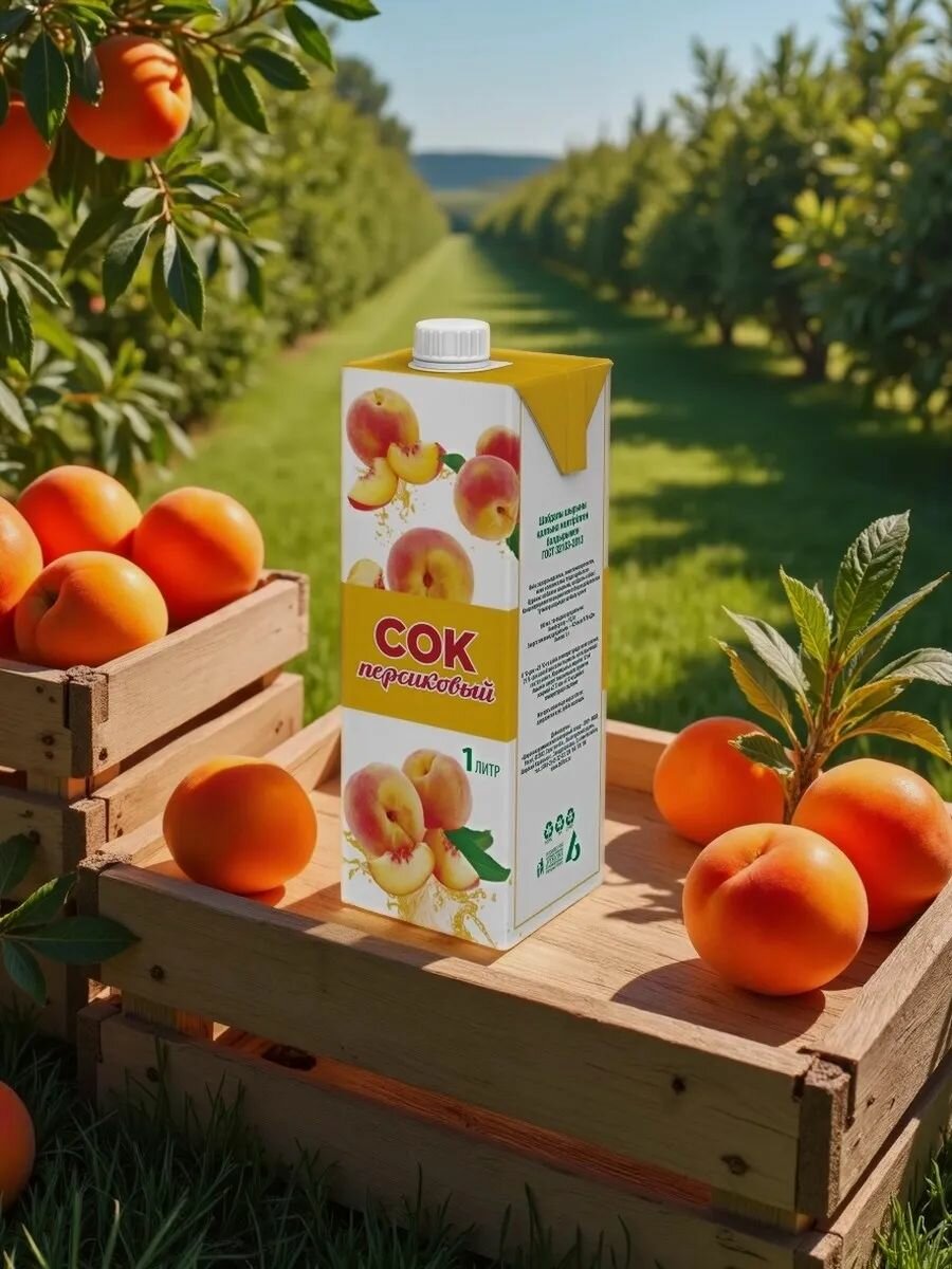 Сок Широкий Карамыш абрикосовый 1 л.-12шт