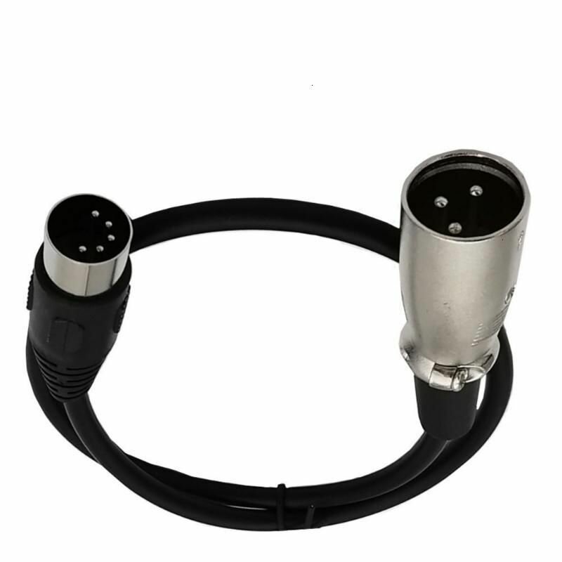 Большой аудиокабель DIN 5Pin-XLR XLR для мужчин и женщин-0,5 м-от мужчины к мужчине