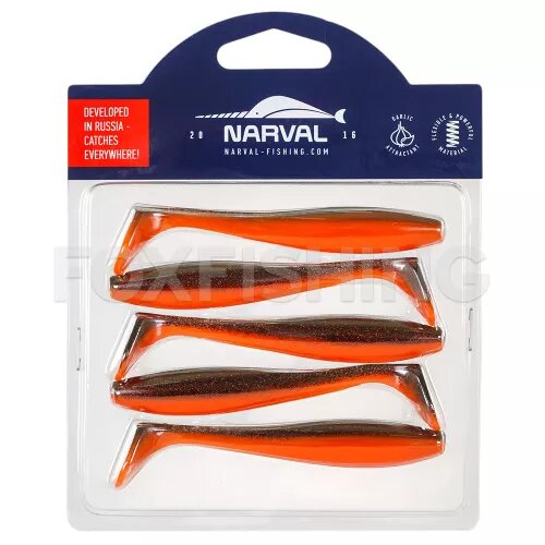 Силиконовая приманка Narval Choppy Tail 10cm #061 5шт.