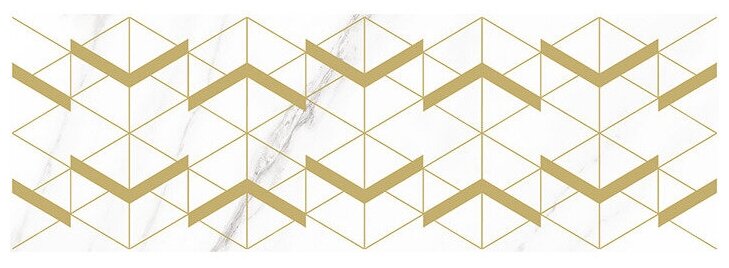 Настенная плитка Laparet Camelot OS/B153/60125 Wing Белый 20х60 см керамическая декор орнамент для стен